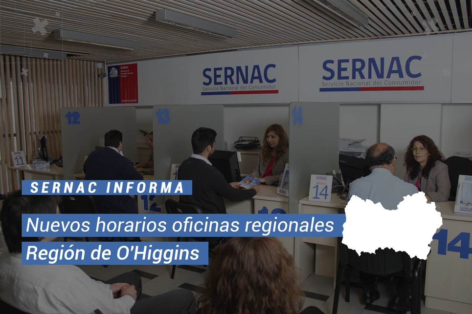 O'Higgins: Conoce el nuevo horario de atención de la oficina regional ...