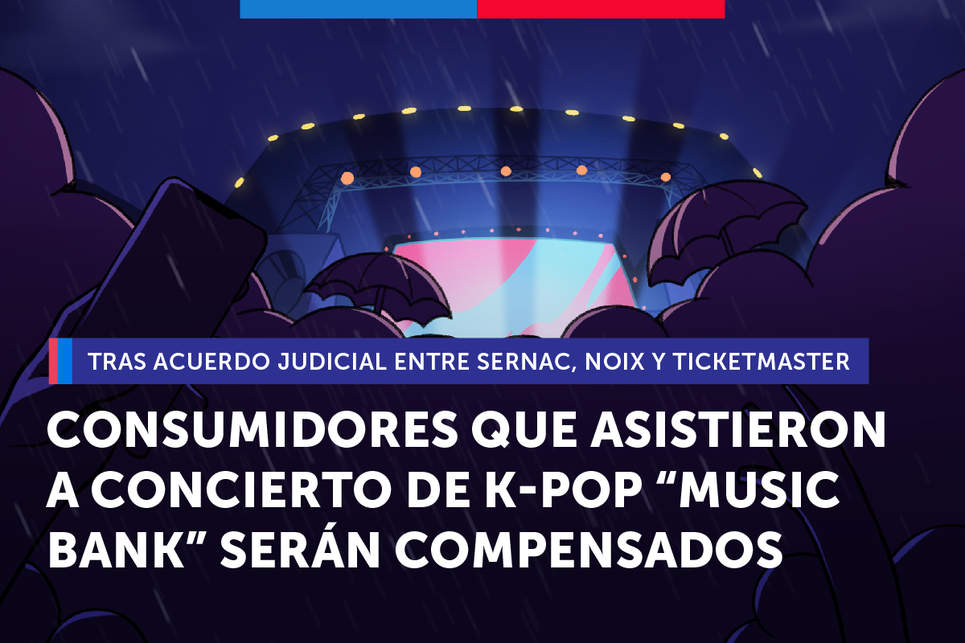 Tras acuerdo judicial entre SERNAC, Noix y Ticketmaster, personas ...