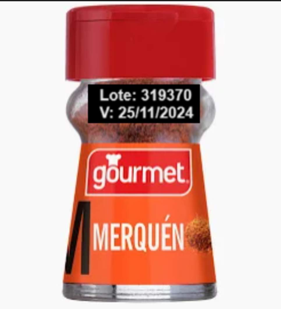 Alerta de Seguridad: Condimento Merquén Gourmet, Lote N°319370, año ...